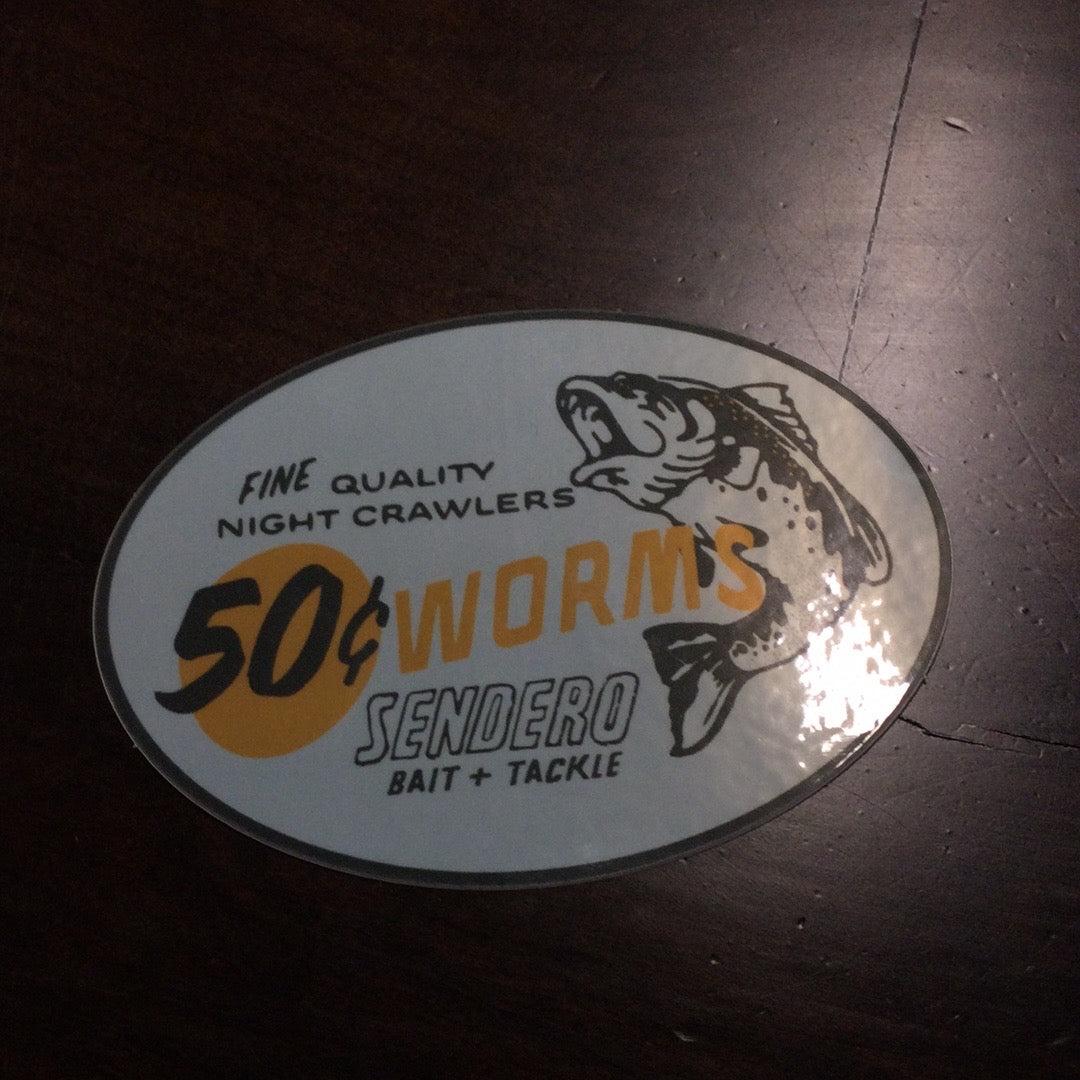 SENDERO 50 Cent Worms Sticker – Muddy Mallard